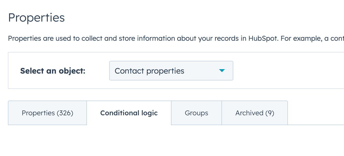 Solved: HubSpot Community - Conditional Logic on Property - HubSpot Community