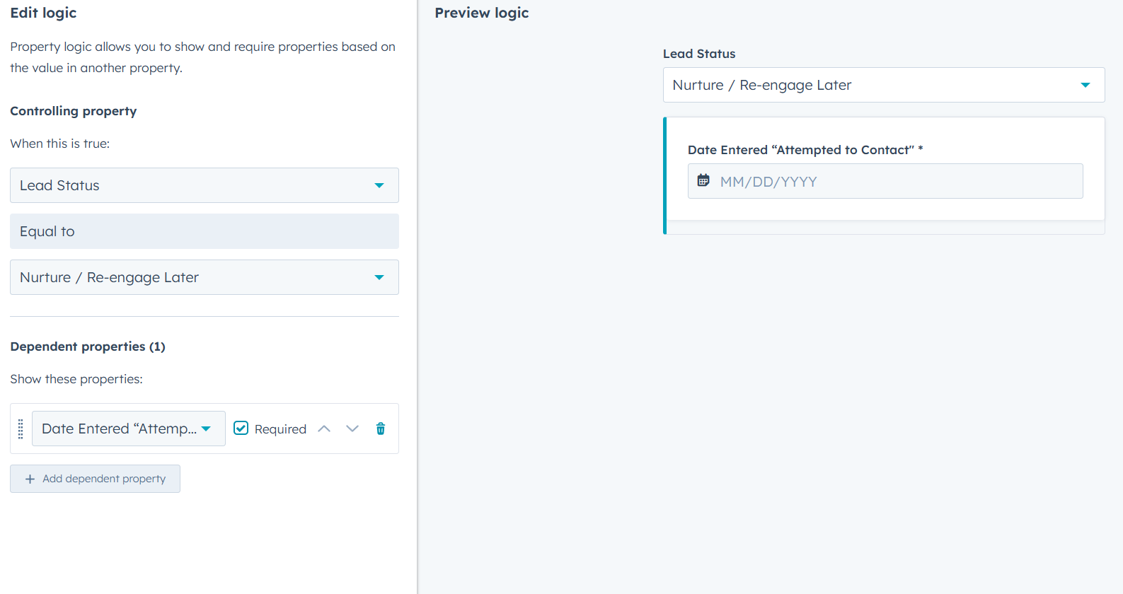 Solved: HubSpot Community - Conditional Logic on Property - HubSpot Community