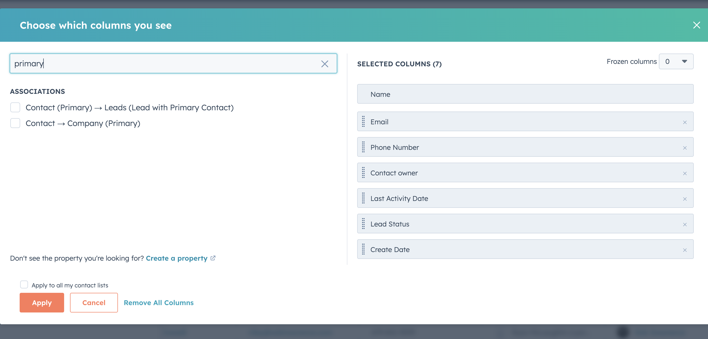 Solved: HubSpot Community - Customize Columns not showing up across lists - HubSpot Community