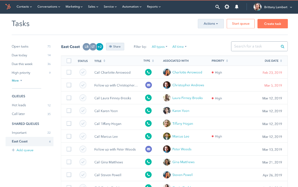 HubSpot Community - Create and share task queues with other users - HubSpot Community