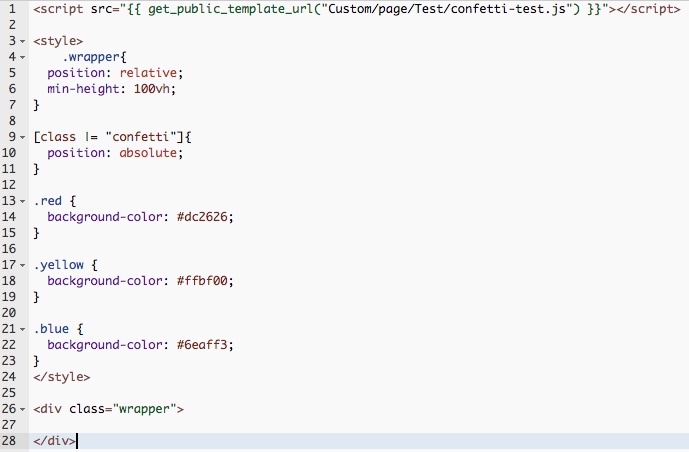 Solved: HubSpot Community - Trying to create a confetti effect in html ...