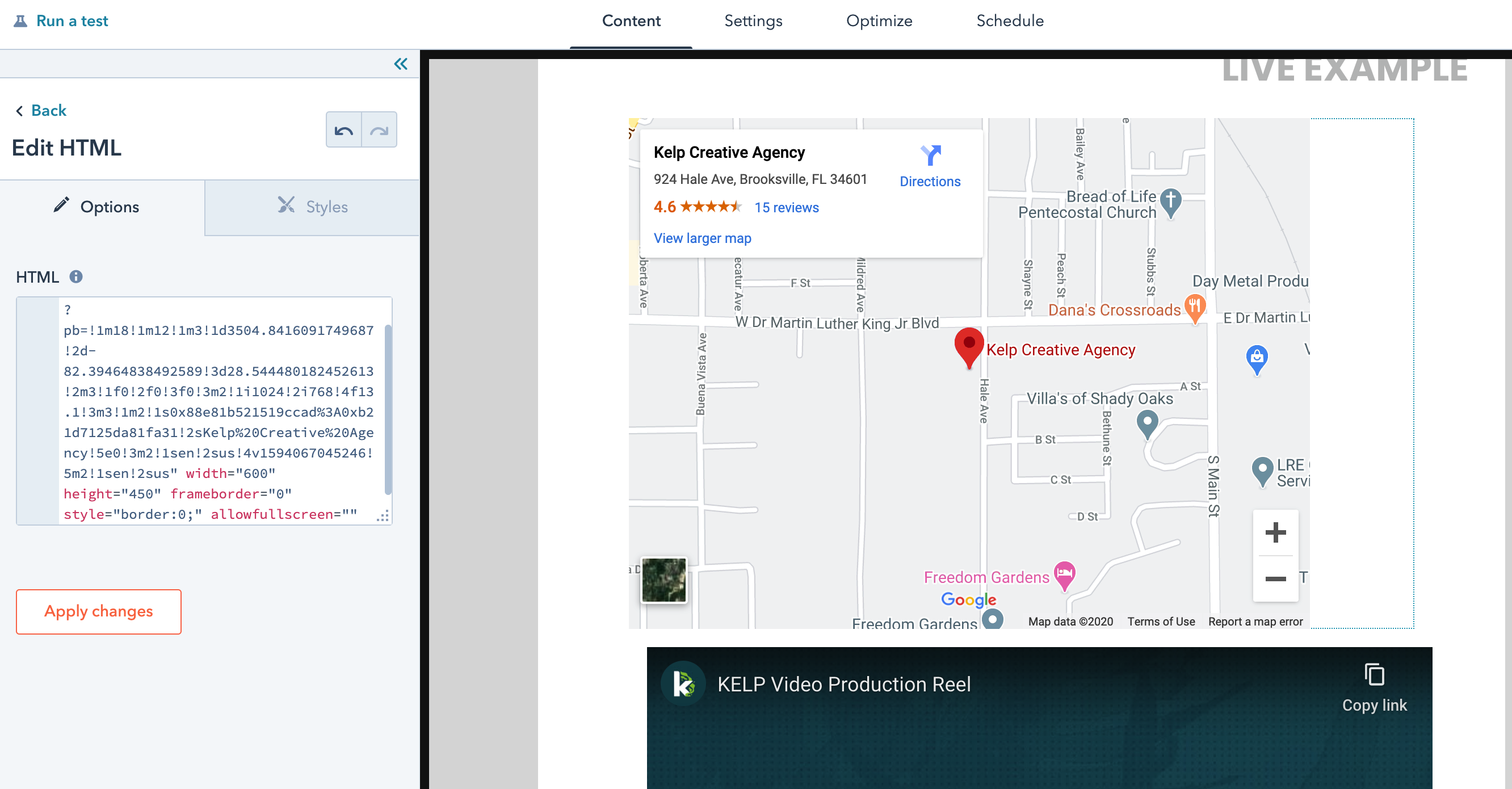 Solved: HubSpot Community - How to add a Google map to your page ...