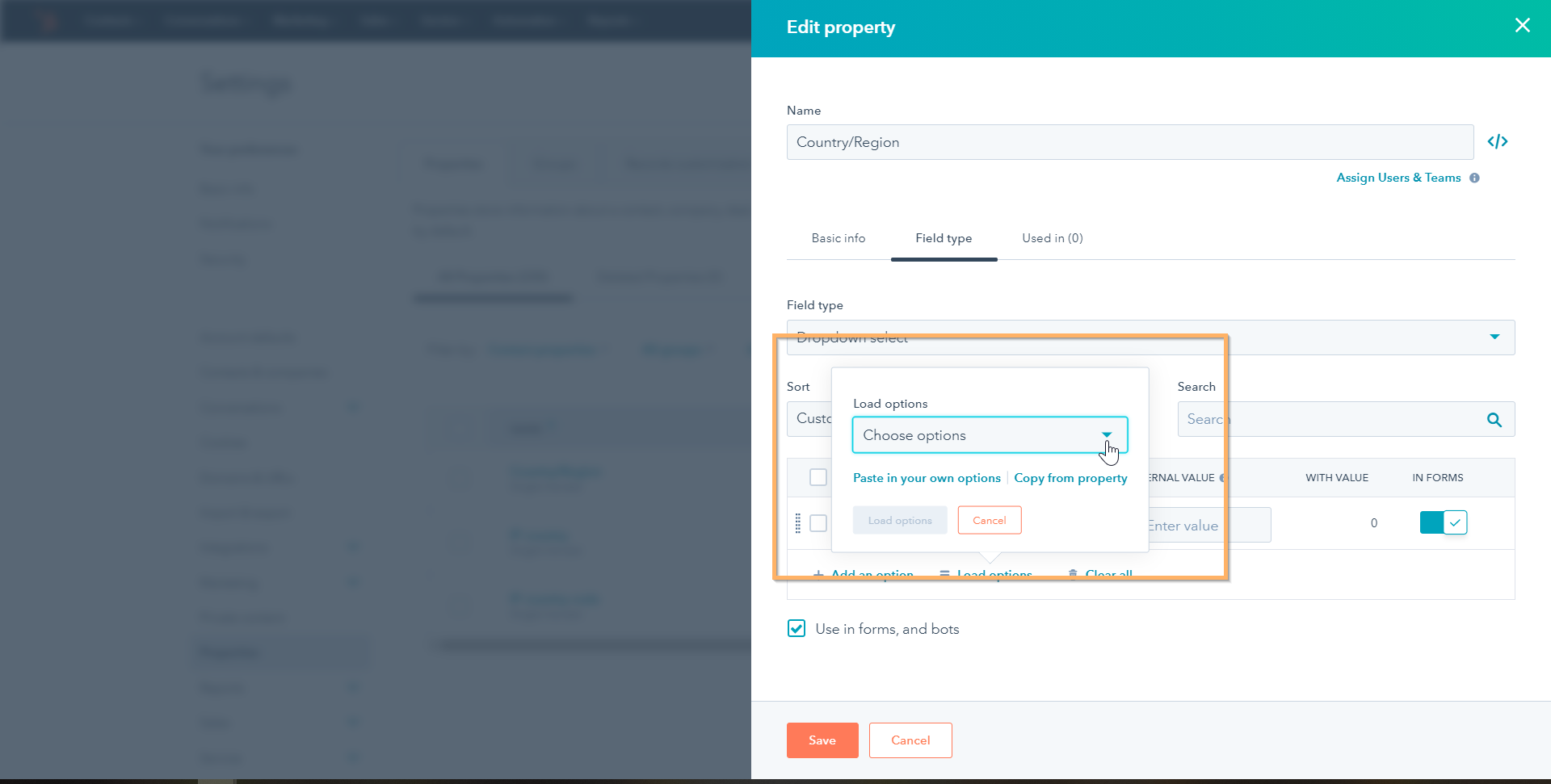Solved: HubSpot Community - Updating the Default 'Country/Region' Property Field Type from ...