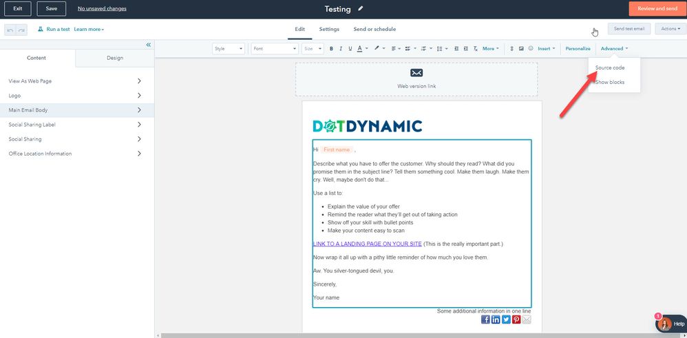 Solved: HubSpot Community - How do you get to the HTML view in HubSpot ...