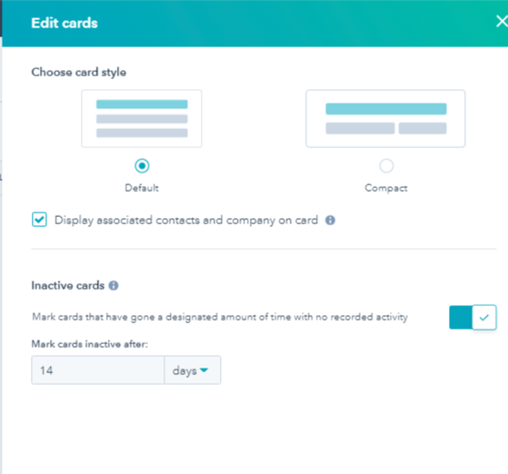 Solved: HubSpot Community - Customizing deal cards - HubSpot Community