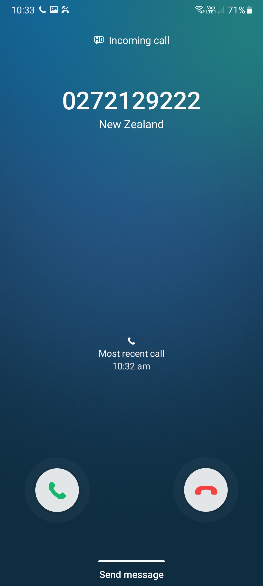 Incoming Call Android