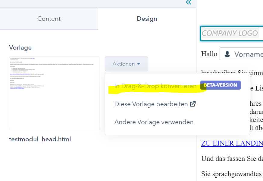 Solved: HubSpot Community - Editing Drag and Drop email template CSS ...