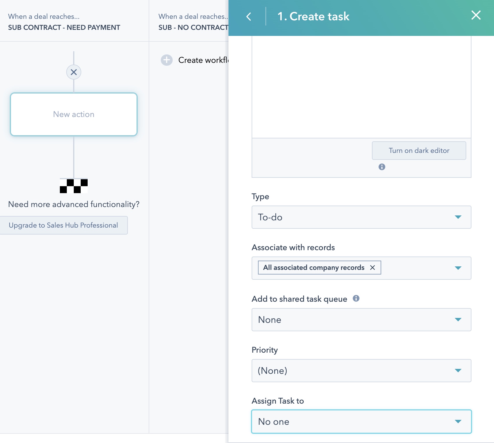 HubSpot Community - Add "Task Queues" menu to Deal Stage automation workflows/ Picture tutorial ...