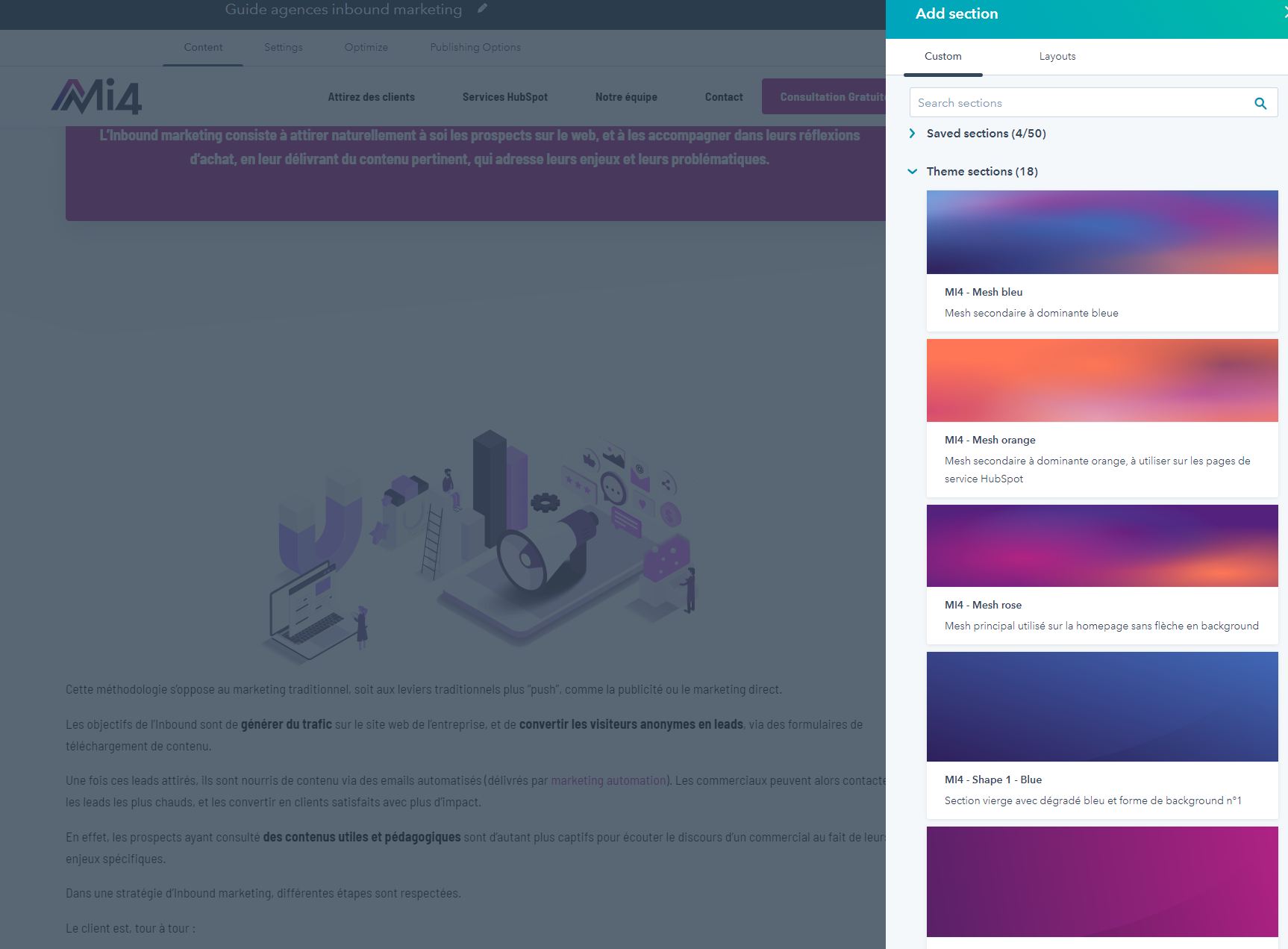 Solved Hubspot Community How Do I Customize A Section Background Color Along With Background