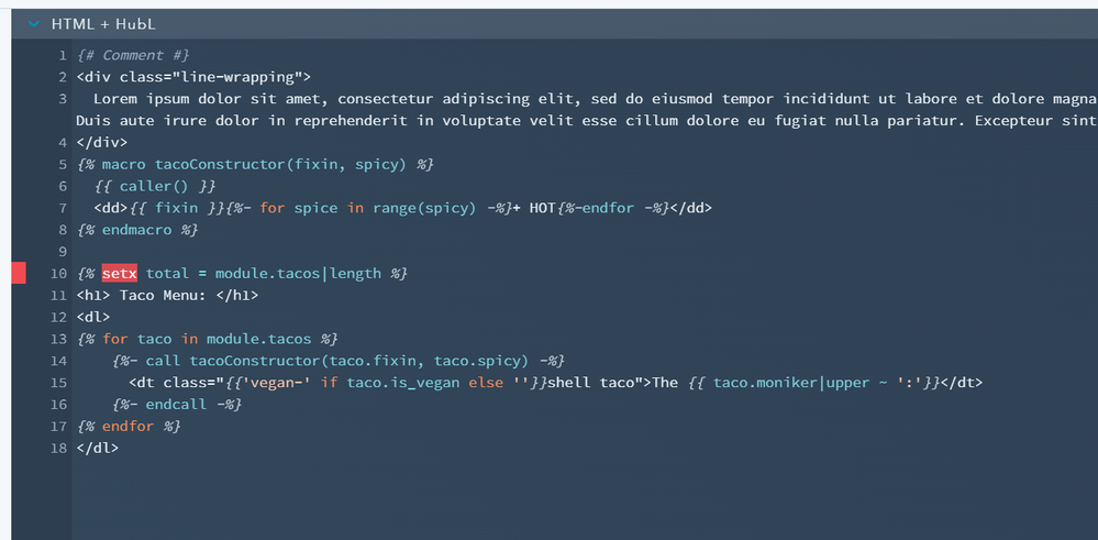 Solved: HubSpot Community - HubL Comments Interfering with Syntax Highlighting - HubSpot Community