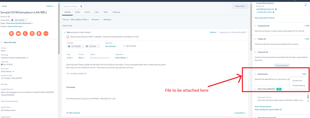 Solved: HubSpot Community - Attach file to deal record using API - HubSpot Community