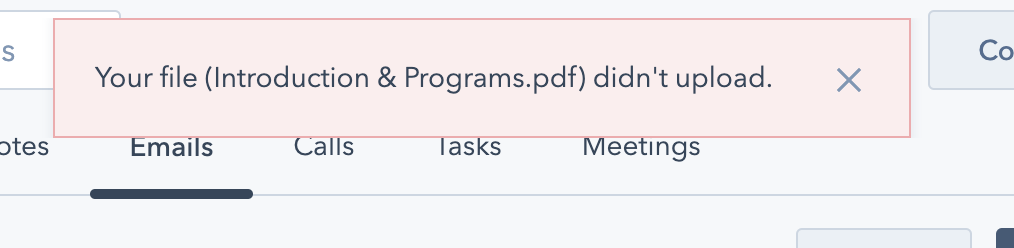 Solved: HubSpot Community - Problems uploading files - HubSpot Community