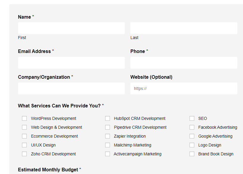 HubSpot Community - Share your favorite form examples! - HubSpot Community