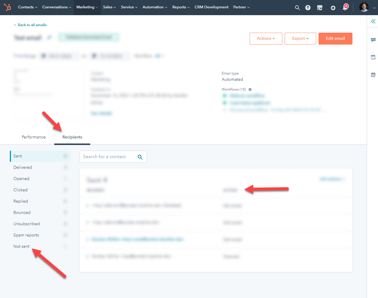Solved: HubSpot Community - Contact on bounced, I changed their email to a good one, still on ...