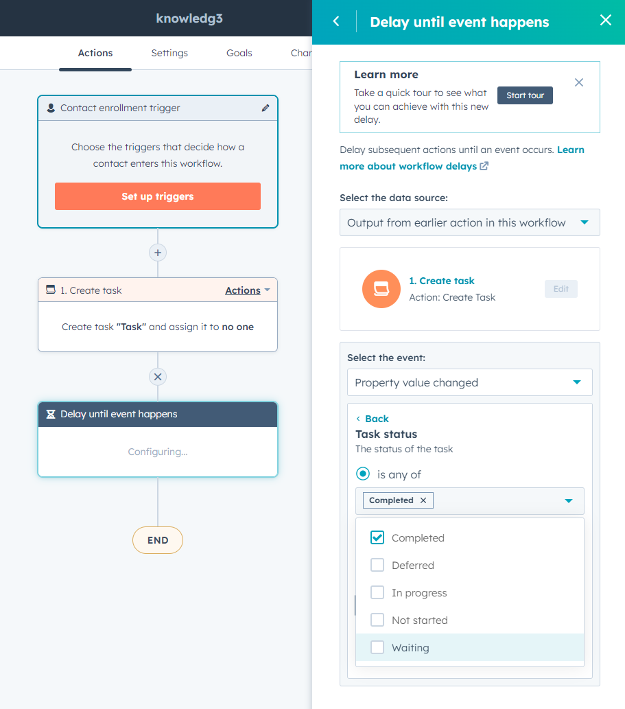 Solved: HubSpot Community - Question: How do I control actions in ...