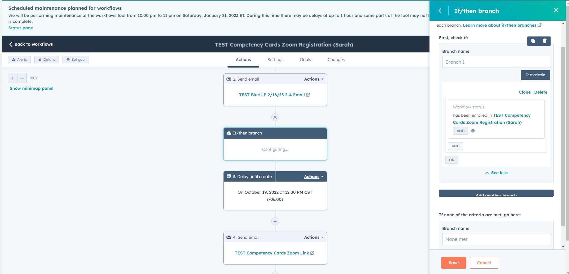 Solved: HubSpot Community - Can member of workflow be removed from an action or set of actions ...