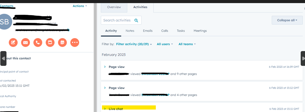 HubSpot Community - Live chat conversations linking with Company ...