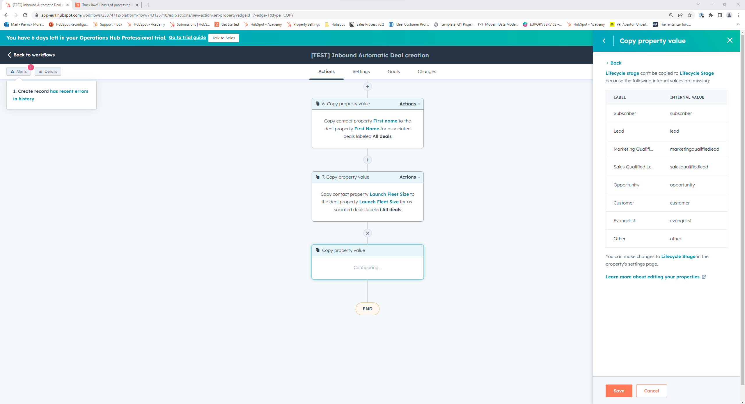 Solved: HubSpot Community - Creating a Workflow when Internal Values are missing. - HubSpot ...