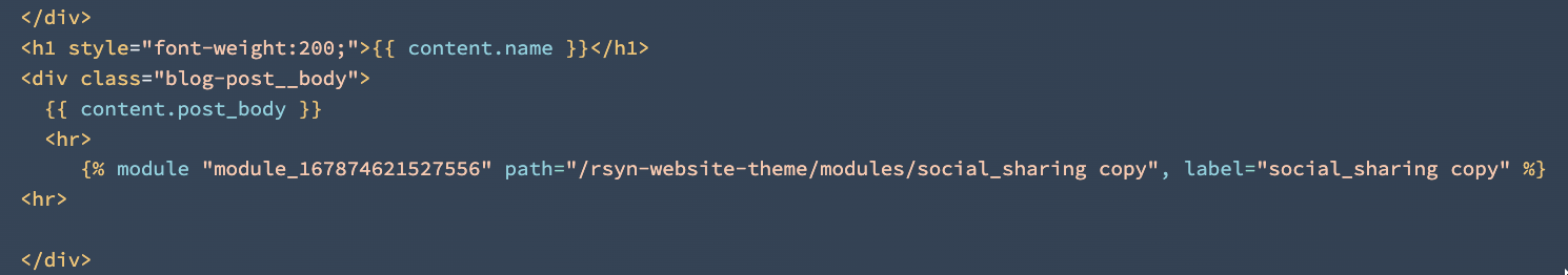 Solved: HubSpot Community - Problem adding module to html file ...