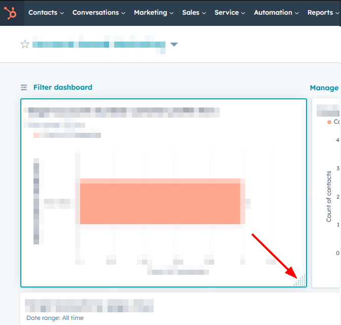 Solved: HubSpot Community - Re: Changing the size of dashboard squares - HubSpot Community