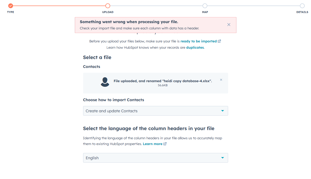 Hubspot Community I Need Help Inputting My Data Hubspot Community 