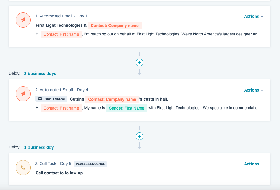 Solved Hubspot Community Sequences Automated Email And Task
