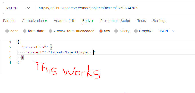 Solved: HubSpot Community - Passing a request body in an API call - HubSpot Community