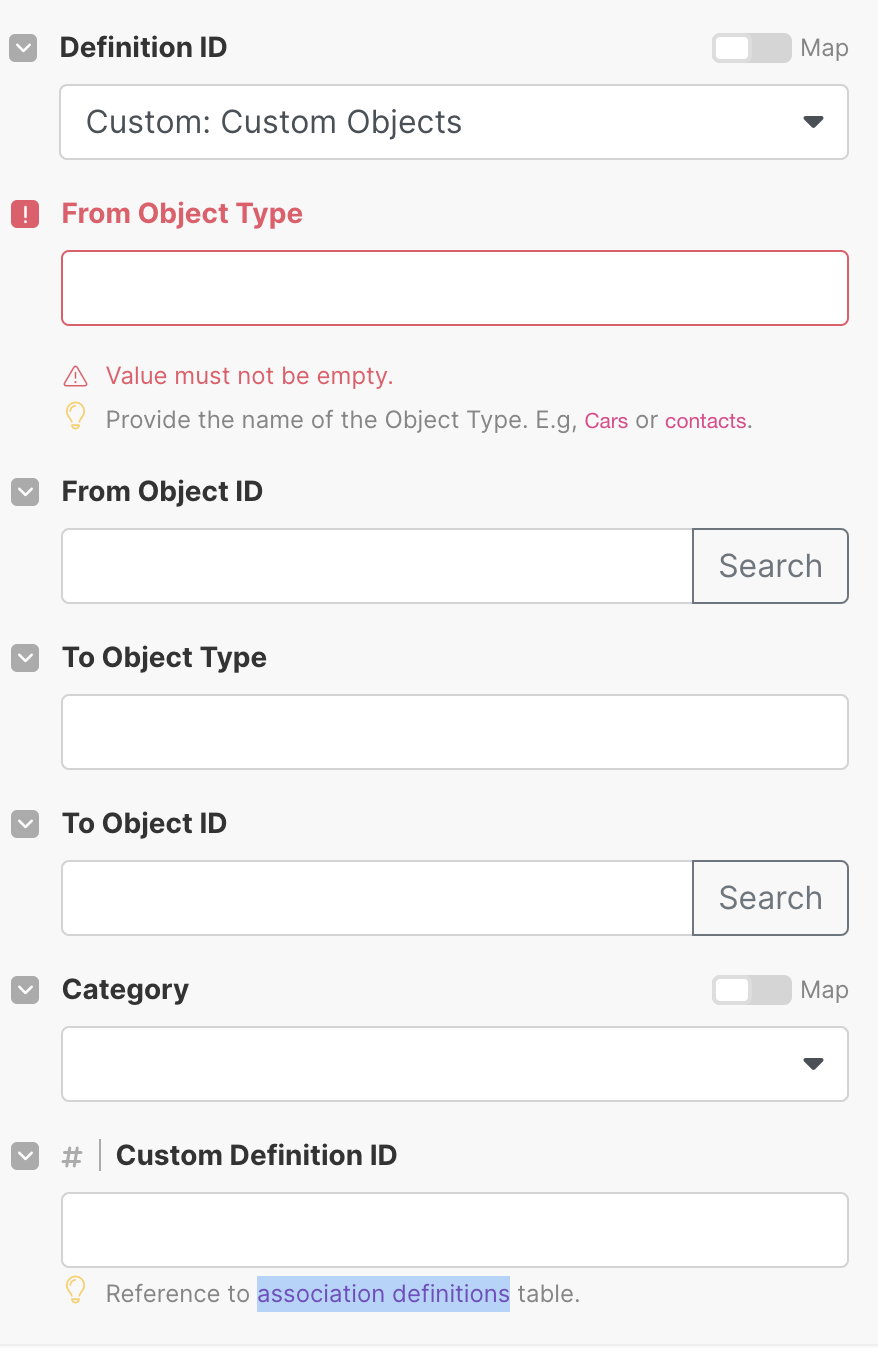 Solved: HubSpot Community - Create Associations - Where to find ObjectID and ObjectType and ...