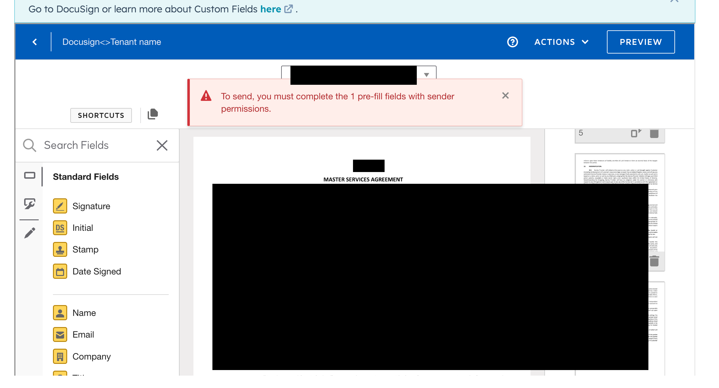 HubSpot Community - Docusign Error when trying to send an envelope ...