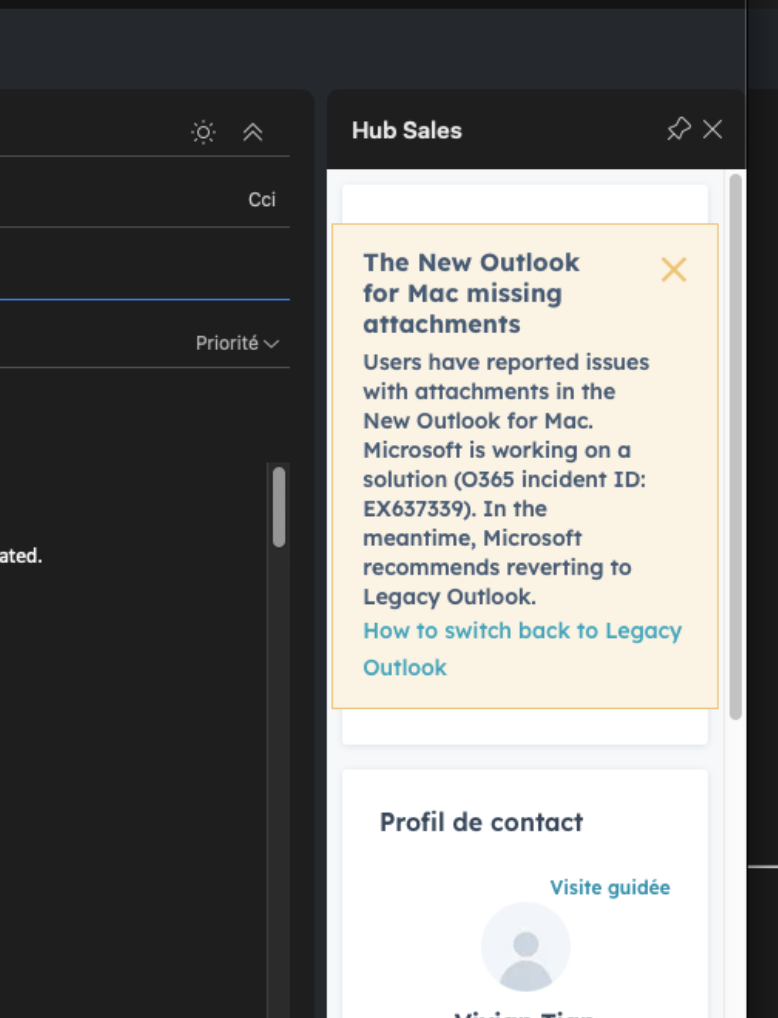 Solved: HubSpot Community - Issue with attachments on Outlook for MAC - HubSpot Community