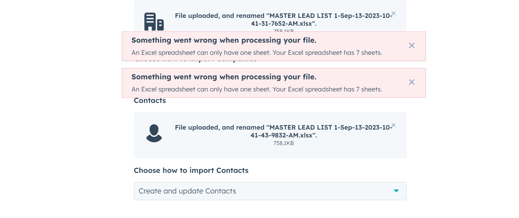 Solved: HubSpot Community - Unable to import contacts - HubSpot Community